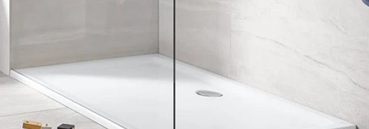 Shower Base & Tile Tray – Blue Bathware