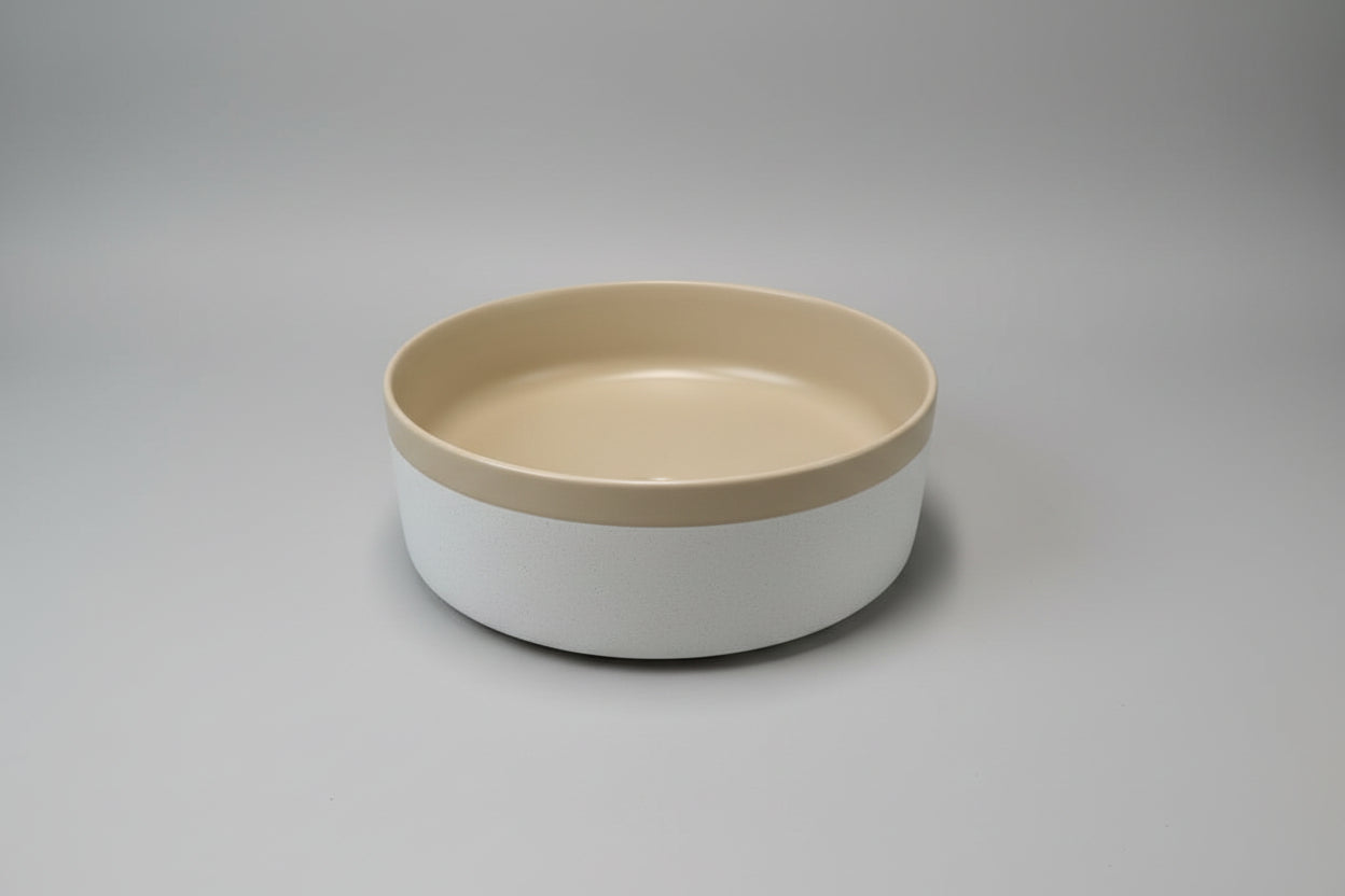 Colour Plus-37 Round Above-Counter Basin – Peach Fuzz - Blue Bathware