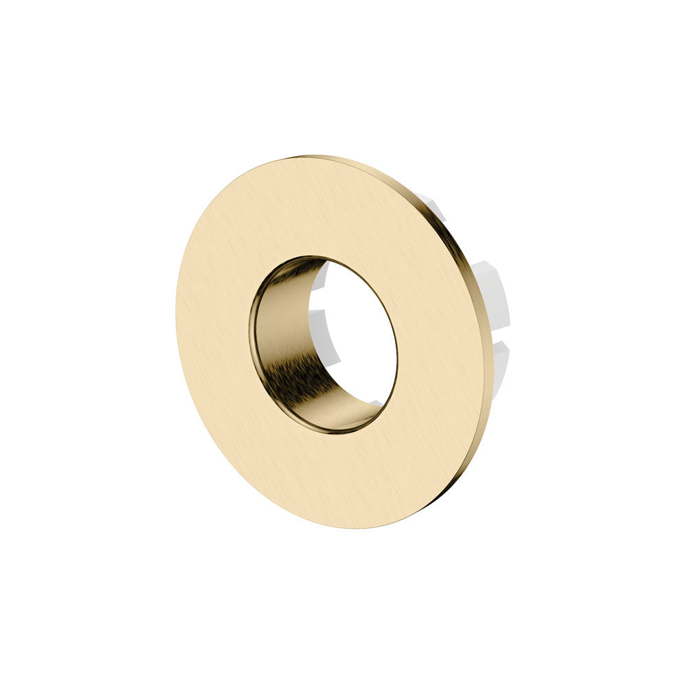 Round Overflow Ring with Larger Fixing | 6 Finishes - Blue Bathware