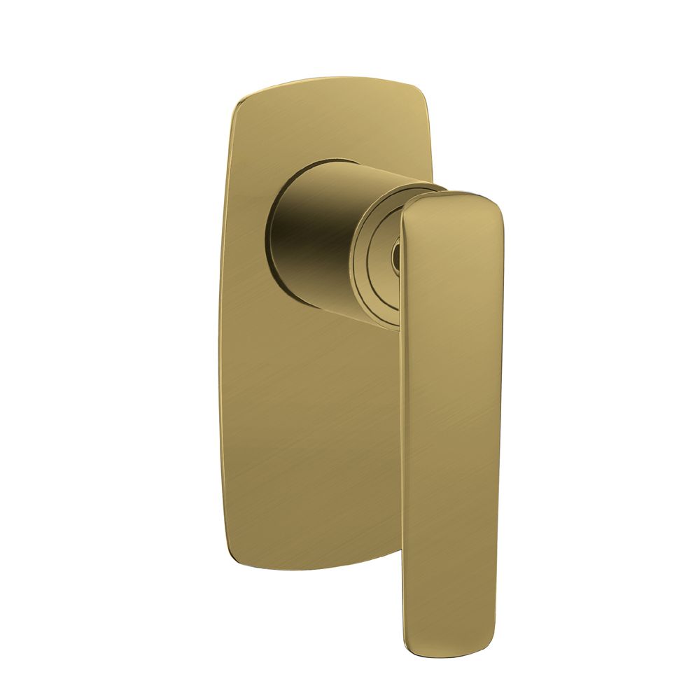 Norico Bellino Brushed Yellow Gold Wall Mixer - Blue Bathware